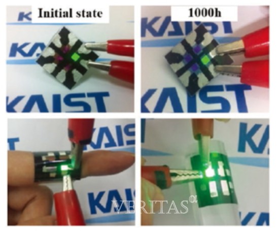 KAIST, 입는 OLED 소재 개발.. 웨어러블 디스플레이 원천기술