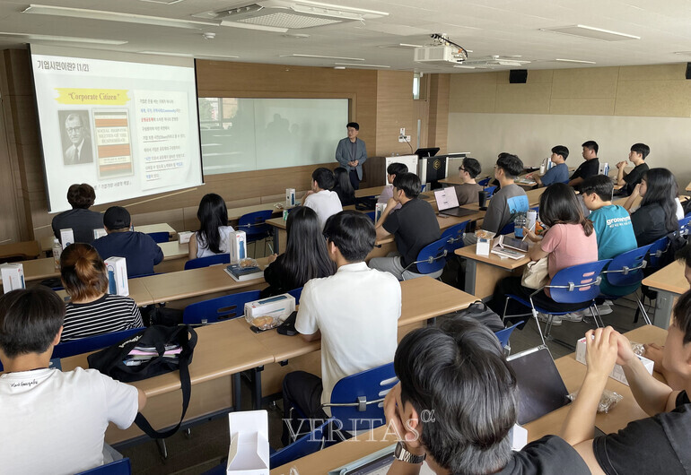 순천대 포스코 계열사 SNNC 임원 초청 '미래세대를 위한 기업시민경영 특강' 개최