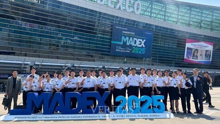 "미래 국방 리더십 역량 강화" 동명대 군사학과 MADEX 2025 관람